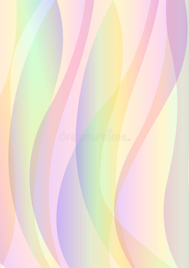 Pastel Wave Layer Abstract Background Stock Vector - Illustration of ...