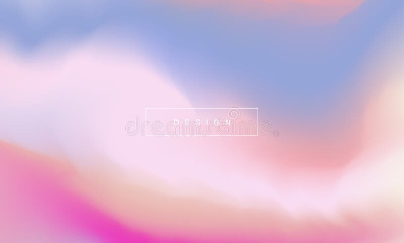 Pastel Abstract Gradient Backgrounds. Soft Tender Pink, Yellow, Blue ...