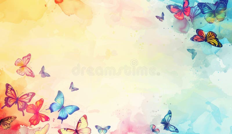 Yellow Border Butterflies Stock Illustrations – 1,406 Yellow Border ...