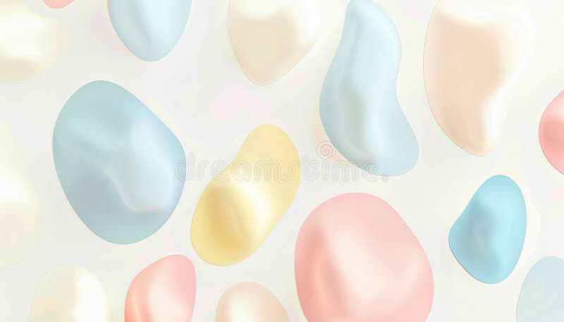 Pastel Blob Pattern Modern Art Background with Vibrant Design, Ideal ...
