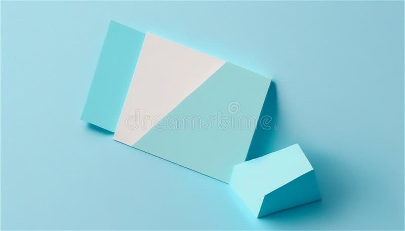 Pastel Blue Empty Paper Texture Background Template, Banner for ...