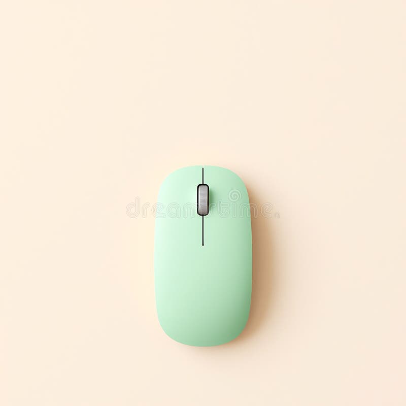 A Pastel Blue Folding Keyboard with a Modern Design on a Cream Gradient ...