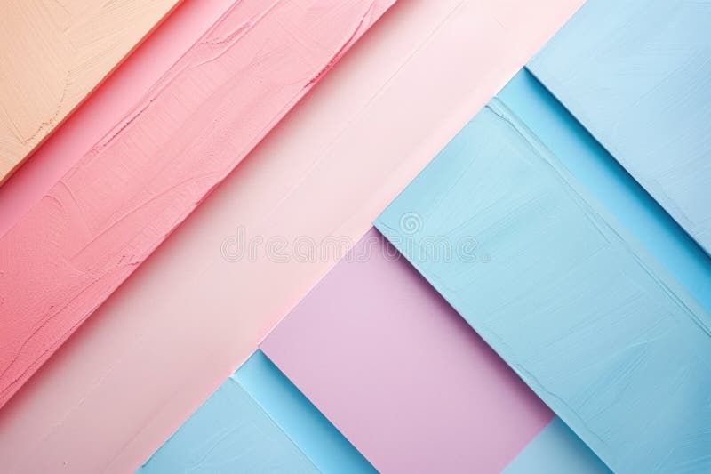 Pastel Blue and Pink Abstract Design Background, Soft Pastel Colors To ...