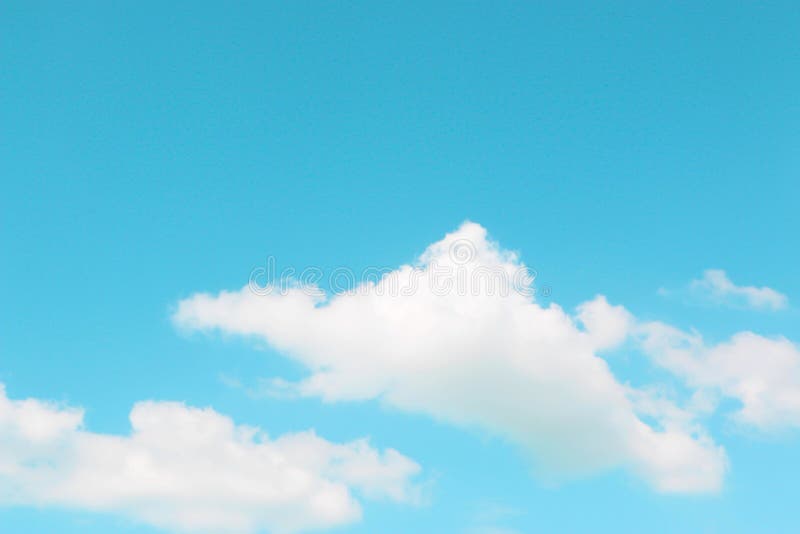 Pastel Blue Sky and Clouds Beautiful Stock Image - Image of gradation ...