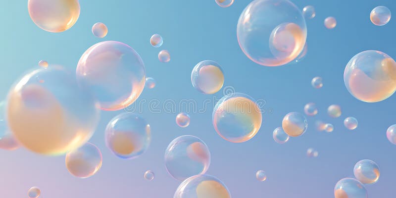 Pastel Bubbles Dreamy Background Texture for Design Projects Stock ...
