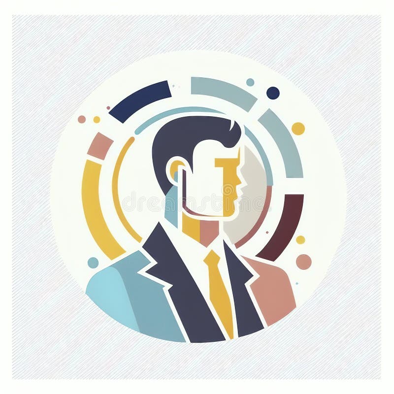 Pastel Business Management Icons on White Background for Presentations ...