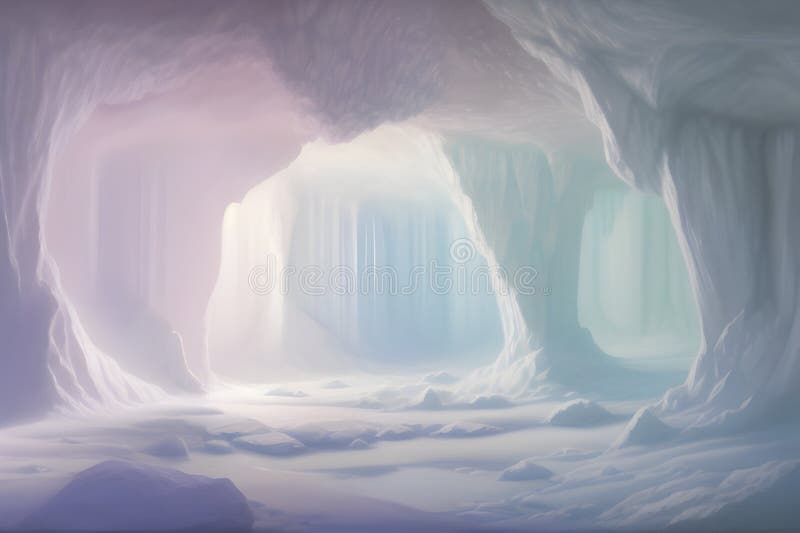Crystal Bloom Caverns, Ethereal Underground Landscape Glows with ...