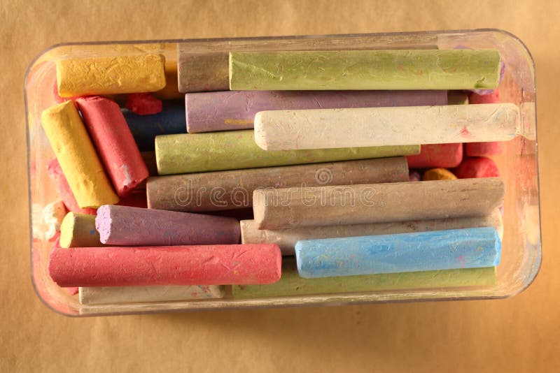 Pastel chalks stock image. Image of heap, closeup, crayon - 42293973