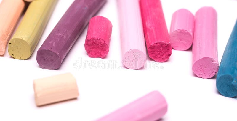 Pastel chalks stock photo. Image of black, blue, multi - 51689110