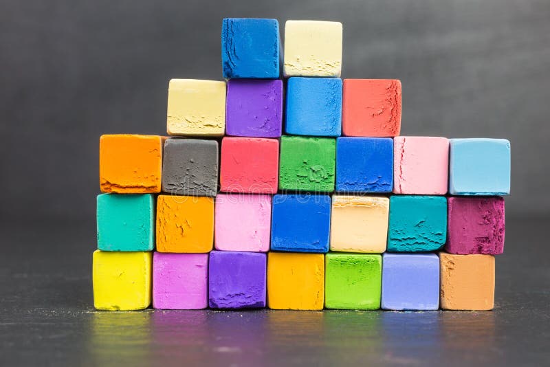 Pastel chalks stock image. Image of yellow, craft, vibrant - 169777503