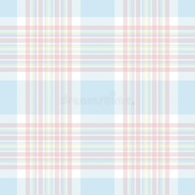 Pastel Check Diagonal Fabric Texture Seamless Pattern Stock Vector ...