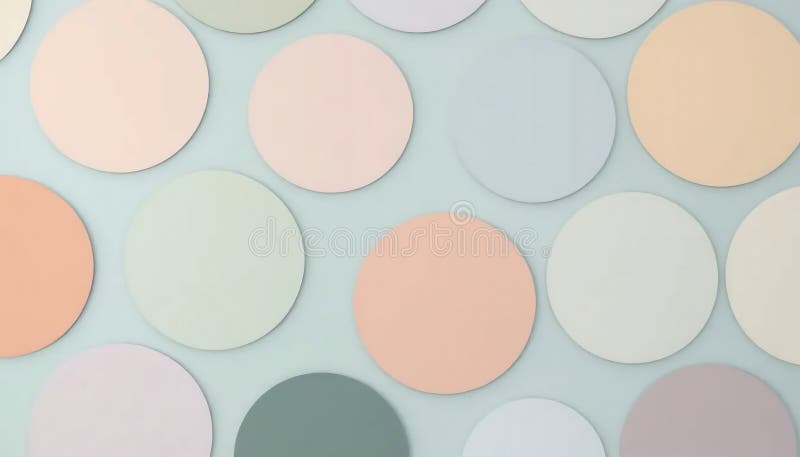 Pastel Circle Background: Soft Color Palette for Design Inspiration ...