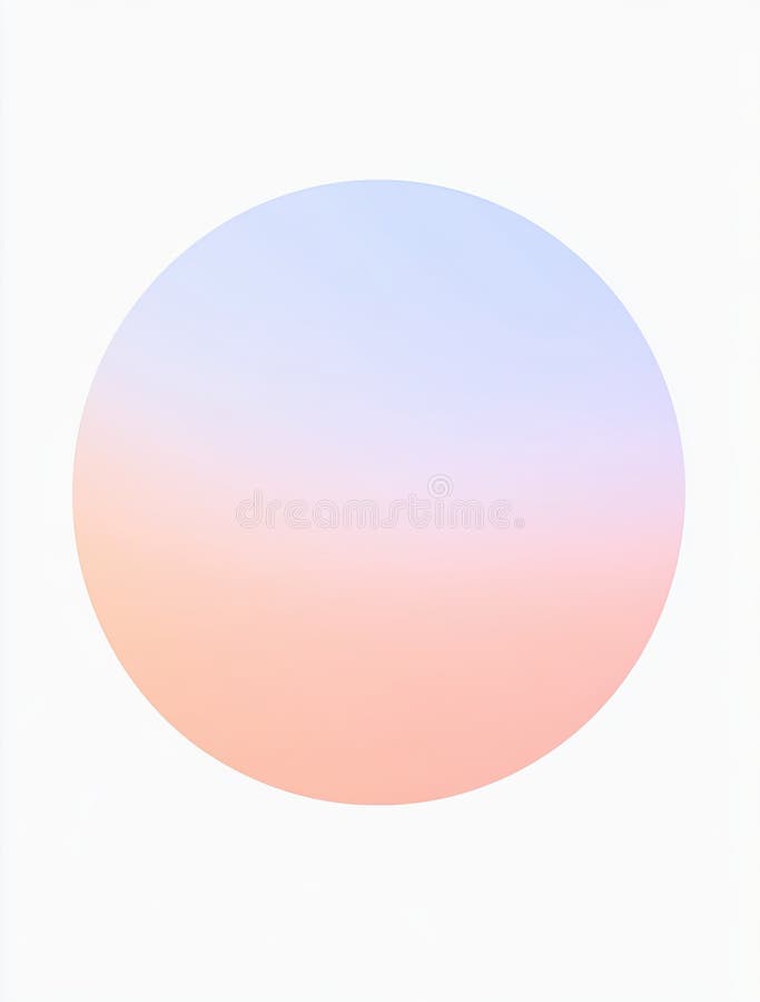 Pastel Circle Gradient stock illustration. Illustration of serene ...