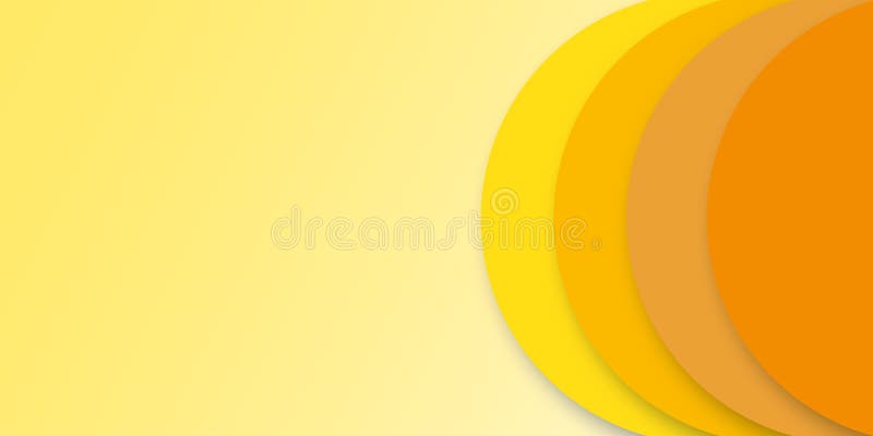 Pastel Circle Overlapping, Panoramic Layout, Abstract Background. Stock ...