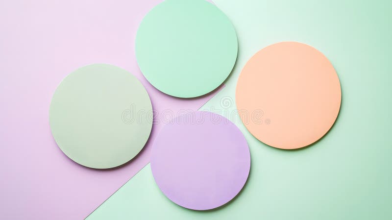 Pastel Circles Abstract Background Design Royalty Free Image Stock ...