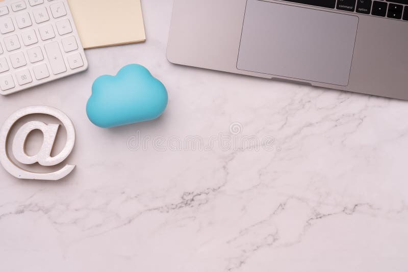 Pastel Cloud Technology on Colorful & Creative Background for Global ...