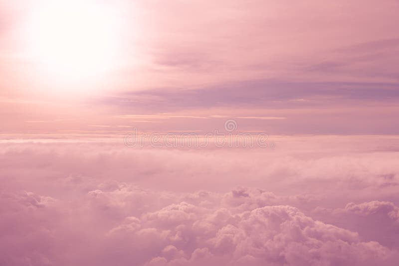 Pastel cloudy sky stock photo. Image of beautiful, pink - 135365366