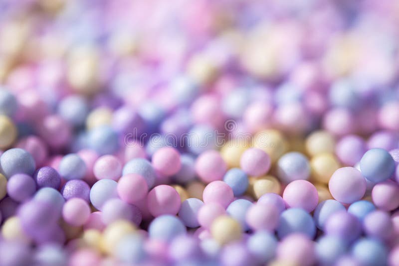 Pastel Color Balls Circle on a Background Stock Image - Image of ...
