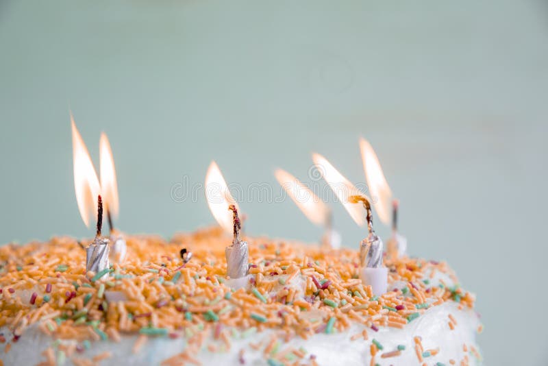 Pastel Color Birthday Cake. High Quality Photo Stock Image - Image of ...
