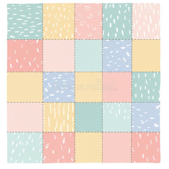 Pastel Color Block Pattern Texture Background Stock Illustration ...