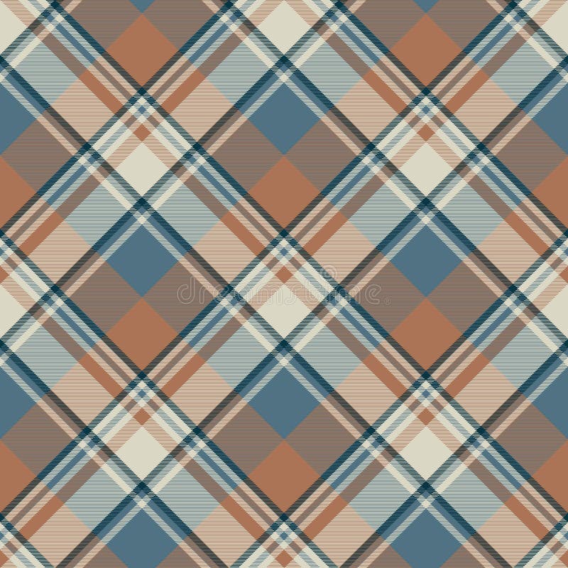 Pastel Color Classic Beige Plaid Seamless Fabric Texture Stock Vector ...
