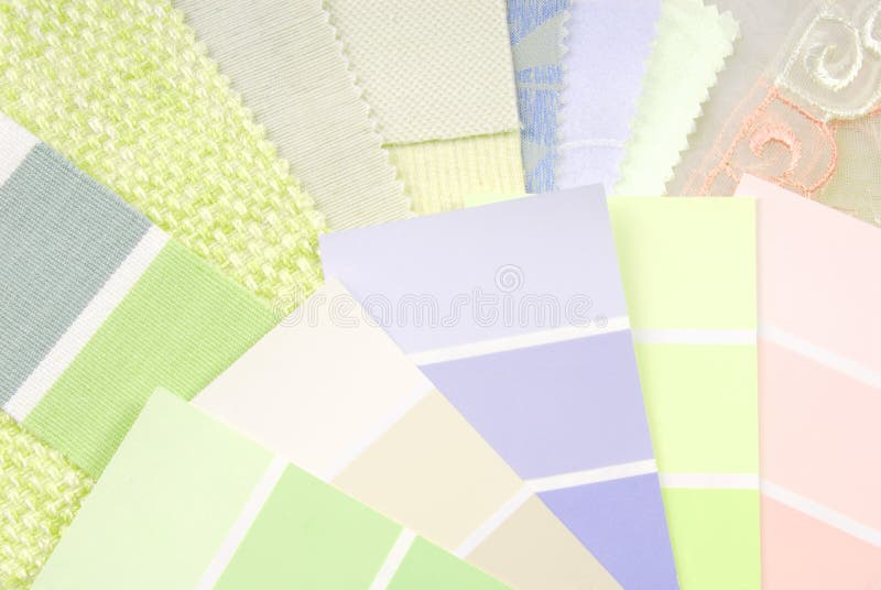 Pastel Color Design Selection Stock Image - Image of material, choose ...