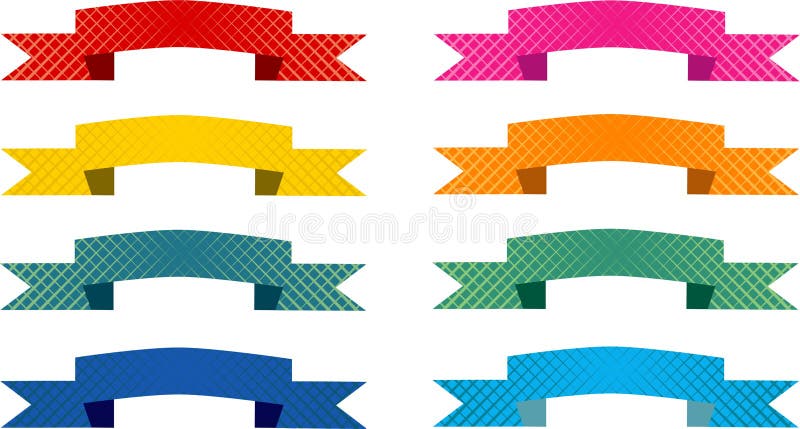 Pastel Color Label or Banners Stock Illustration - Illustration of ...