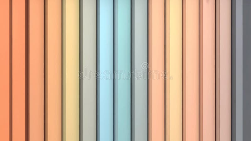 Pastel Color Palette with Vertical Lines Stock Illustration ...