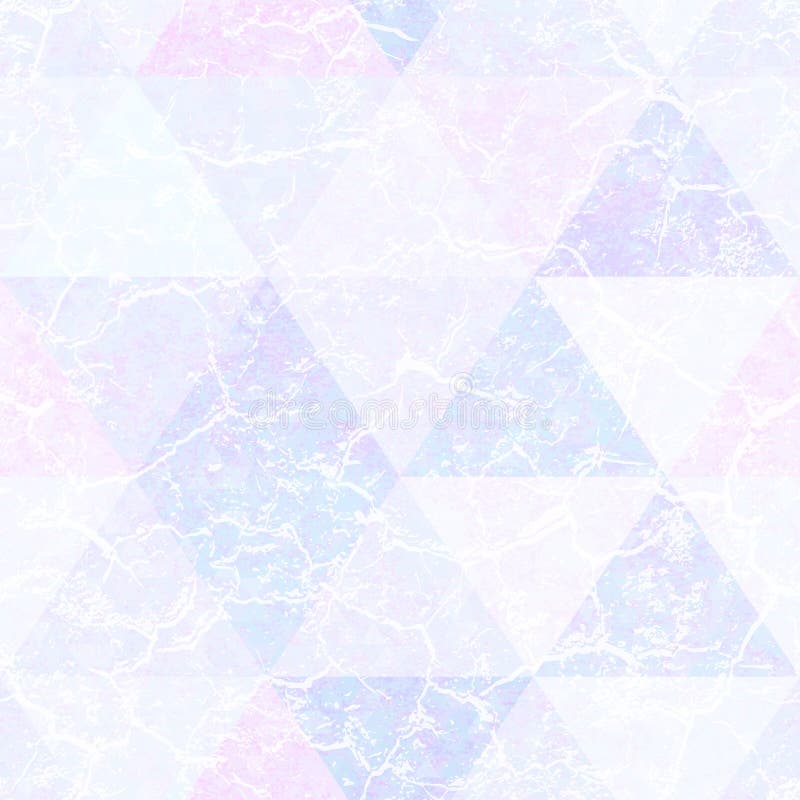 Pastel Color Triangle Pattern with Grunge Effect Stock Vector ...