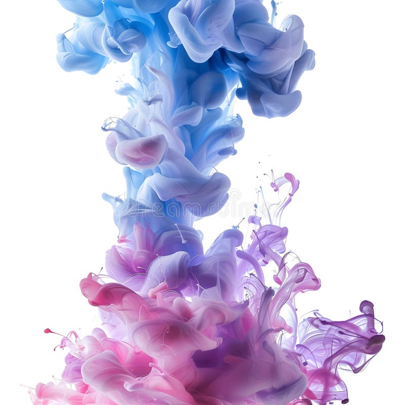 Pastel Color Water Splash on Transparent Background - Ai Generated ...