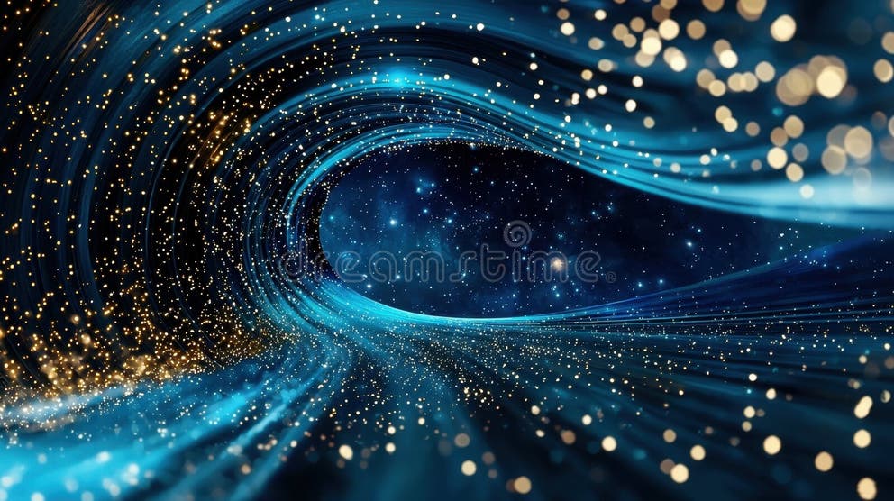 Pastel Colored Abstract Dark Waves Flowing Gently Visual Sparkling ...