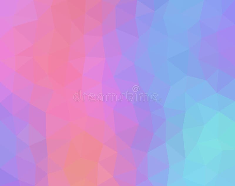 Pastel Colored Abstract Geometric Background with Triangular Polygons ...