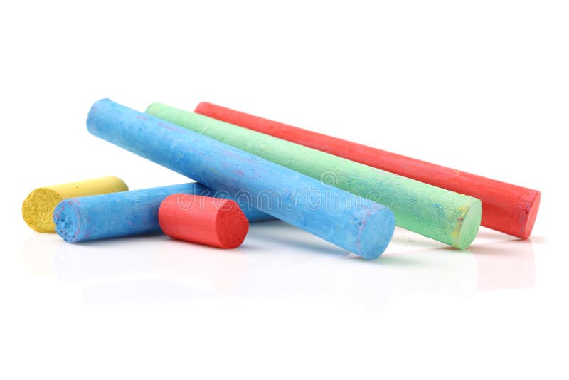 Pastel Colored Chalk Sticks Stock Image - Image of mauve, equipment ...