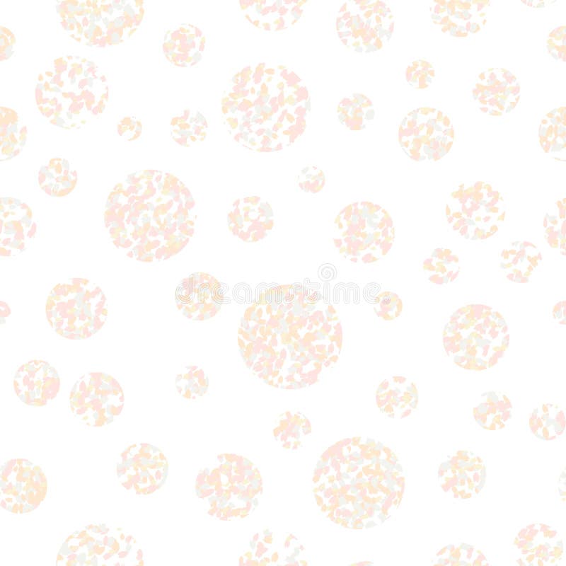 Pastel Colored Circles. Abstract Seamless Pattern. Stock Vector ...