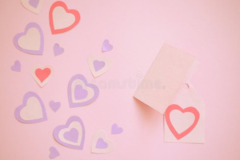 Pastel Colored Congratulation Card Background Stock Photo - Image of ...