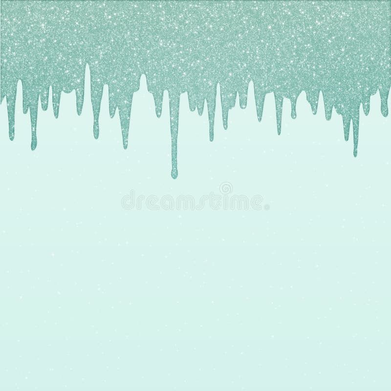 Pastel Colored Dripping Glitter Paint on Light Gradient Glitter ...