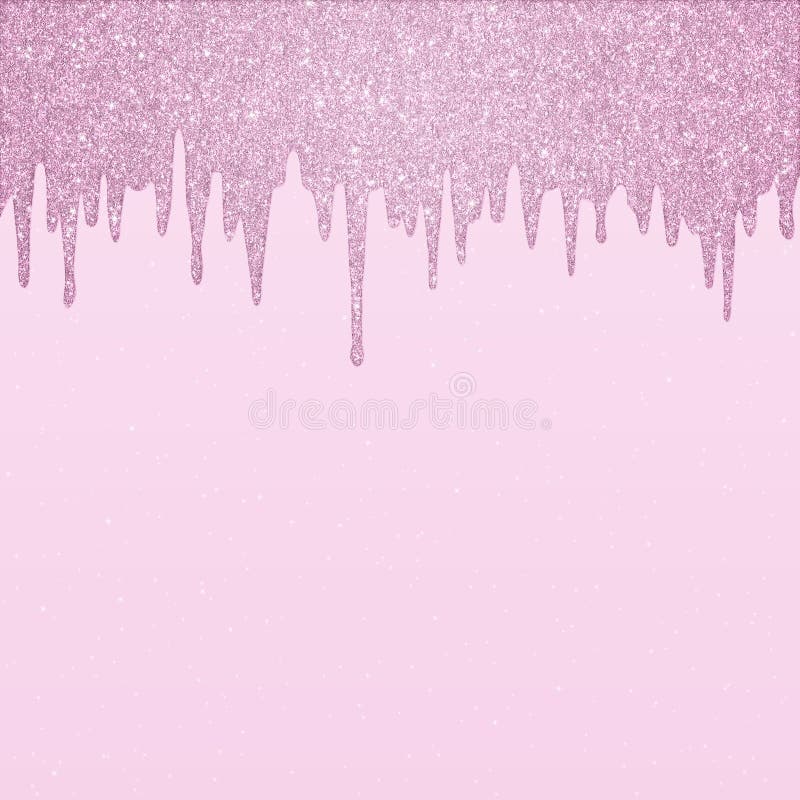 Pastel Colored Dripping Glitter Paint on Light Gradient Glitter ...