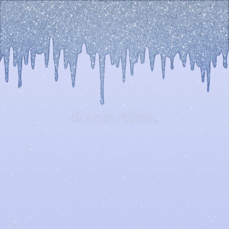 Pastel Colored Dripping Glitter Paint on Light Gradient Glitter ...