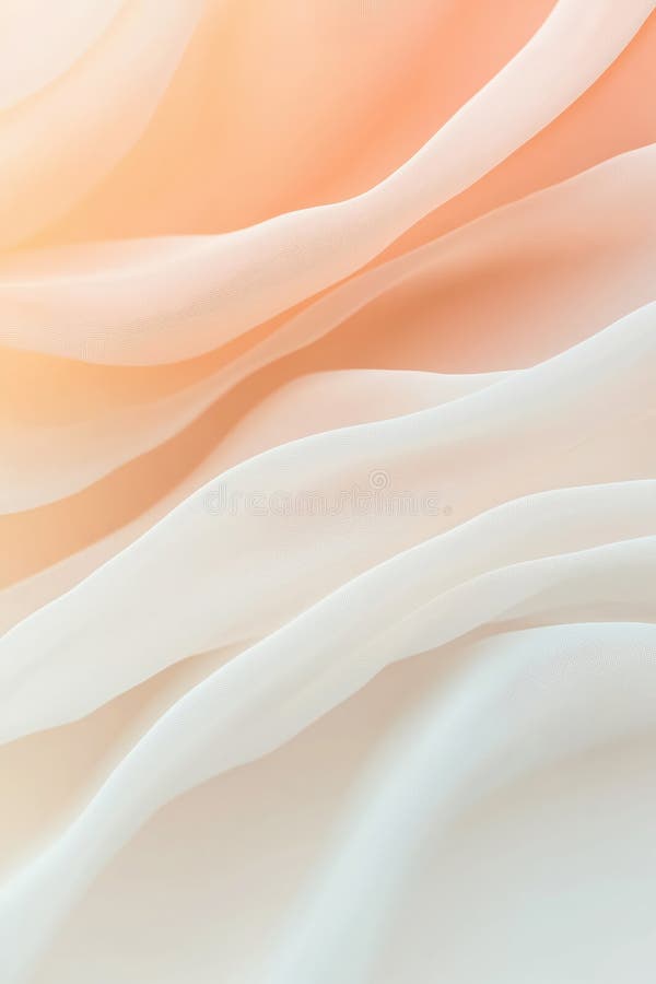 Pastel Colored Fabric Forming Elegant Waves is Blowing in the Wind ...