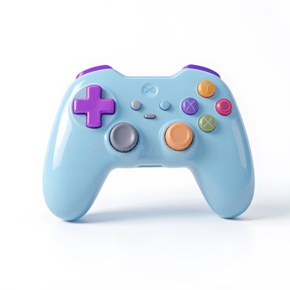 Pastel Game Controller stock illustration. Illustration of suitable ...