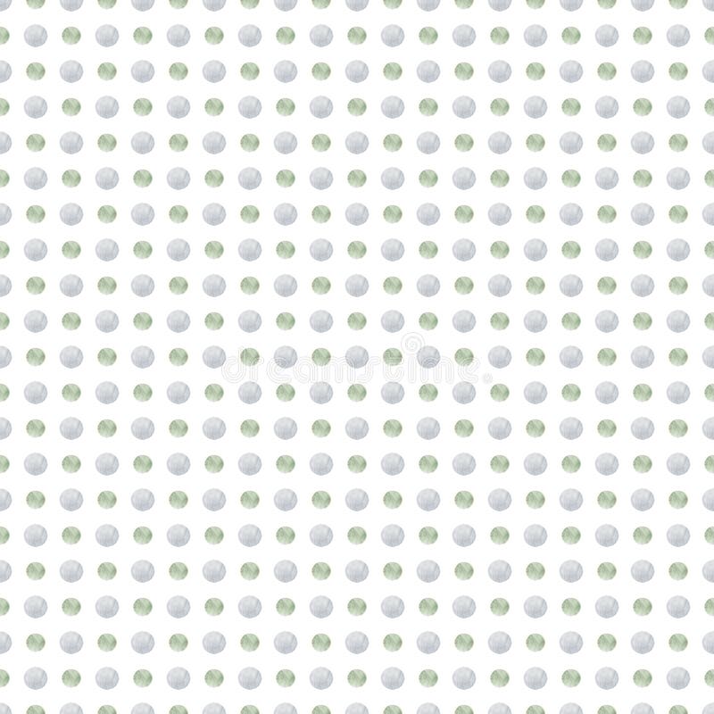 Pastel Colored Grey and Green Polka Dots Repeat Pattern Stock ...