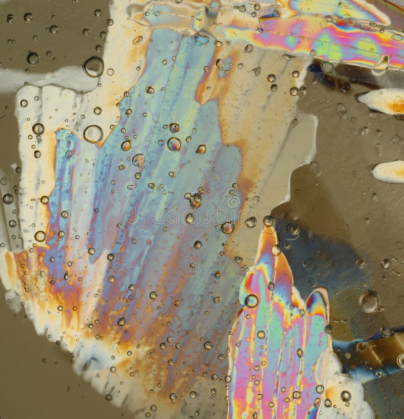 Pastel Colored Ice Crystals Stock Photo - Image of closeup, polarized ...