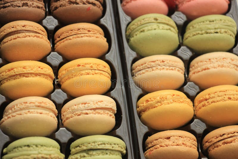 Pastel colored macarons stock image. Image of french - 71067373