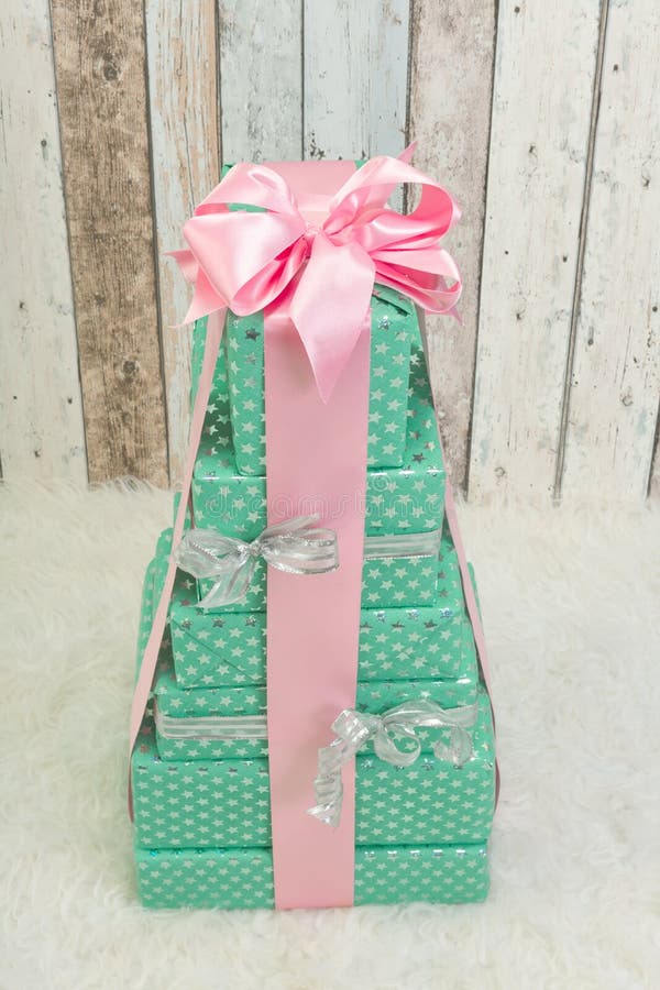 Pastel colored presents stock image. Image of bows, gifts - 60286201