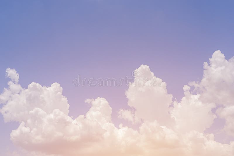 Pastel Colored Soft Clouds, Sky Abstract Background Stock Photo - Image ...