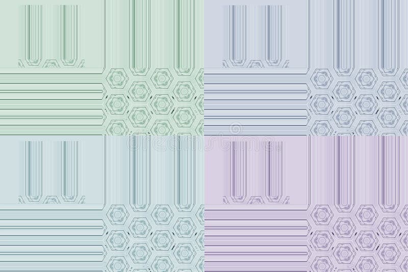 Pastel Squares, Pattern and Stripes Seamless Repeat Design Soft Colors ...