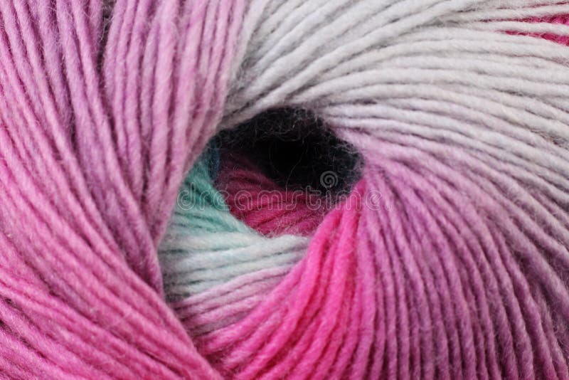 Pastel Colored Yarn Texture Close Up Stock Photo - Image of sewing ...