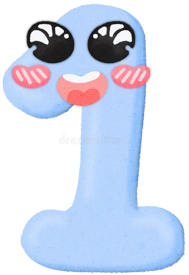 The Pastel Colors Number 1 There is a Smile Stock Photo - Illustration ...