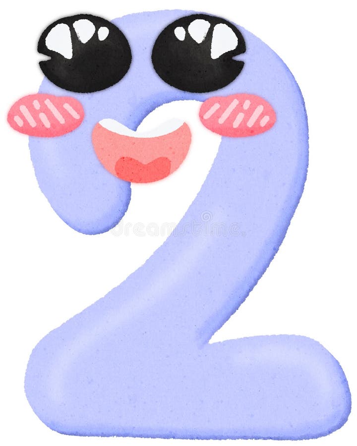 The Pastel Colors Number 2 There is a Smile Stock Illustration ...