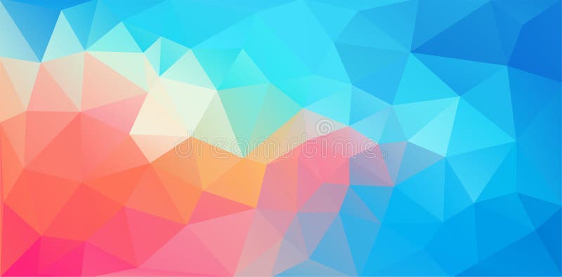 Orange Triangle Background. Background of Geometric Shapes. Stock ...